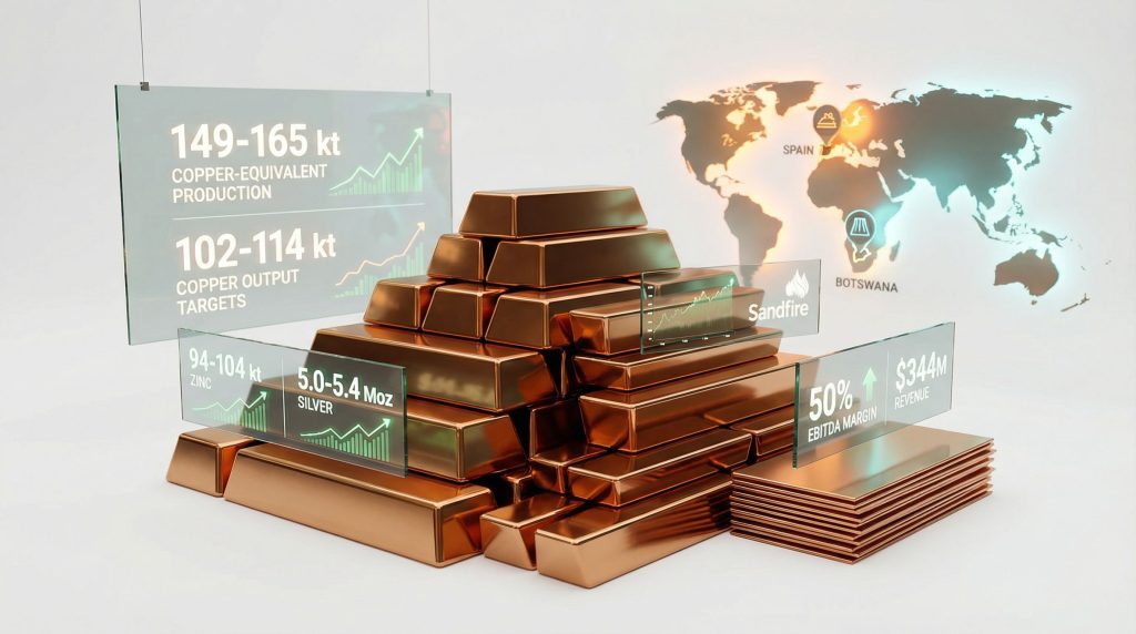 Sandfire FY26 Guidance Retains Copper Production Targets