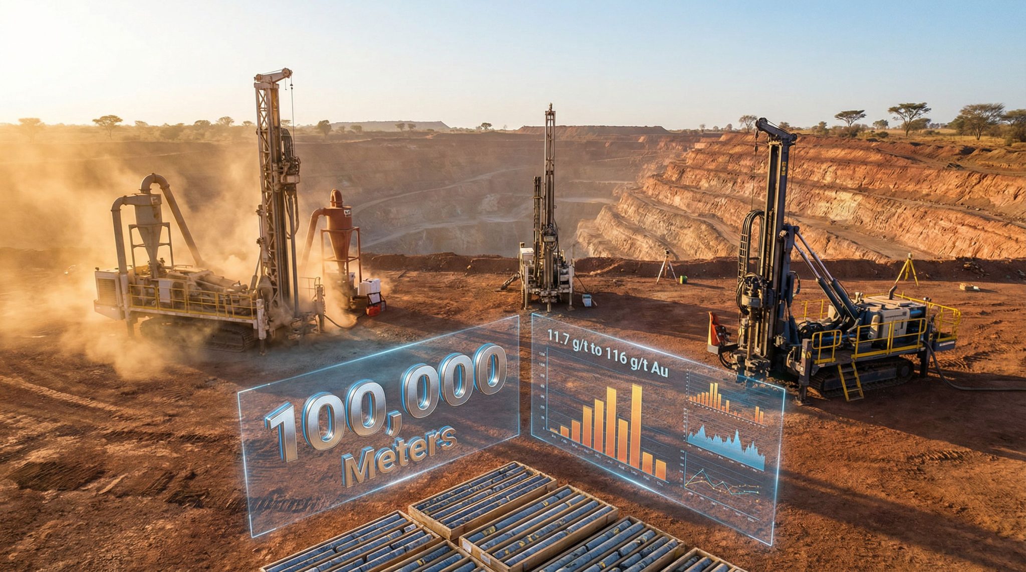 Toubani Resources Drilling Drive at Kobada Project