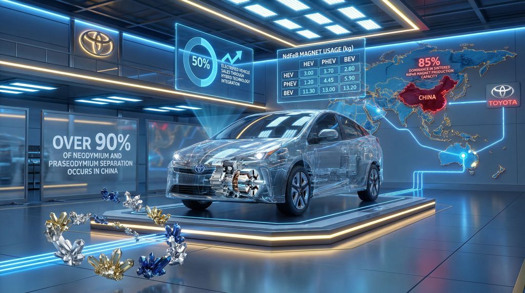 Toyota Hybrid Magnet Supply Chain Crisis & Strategy