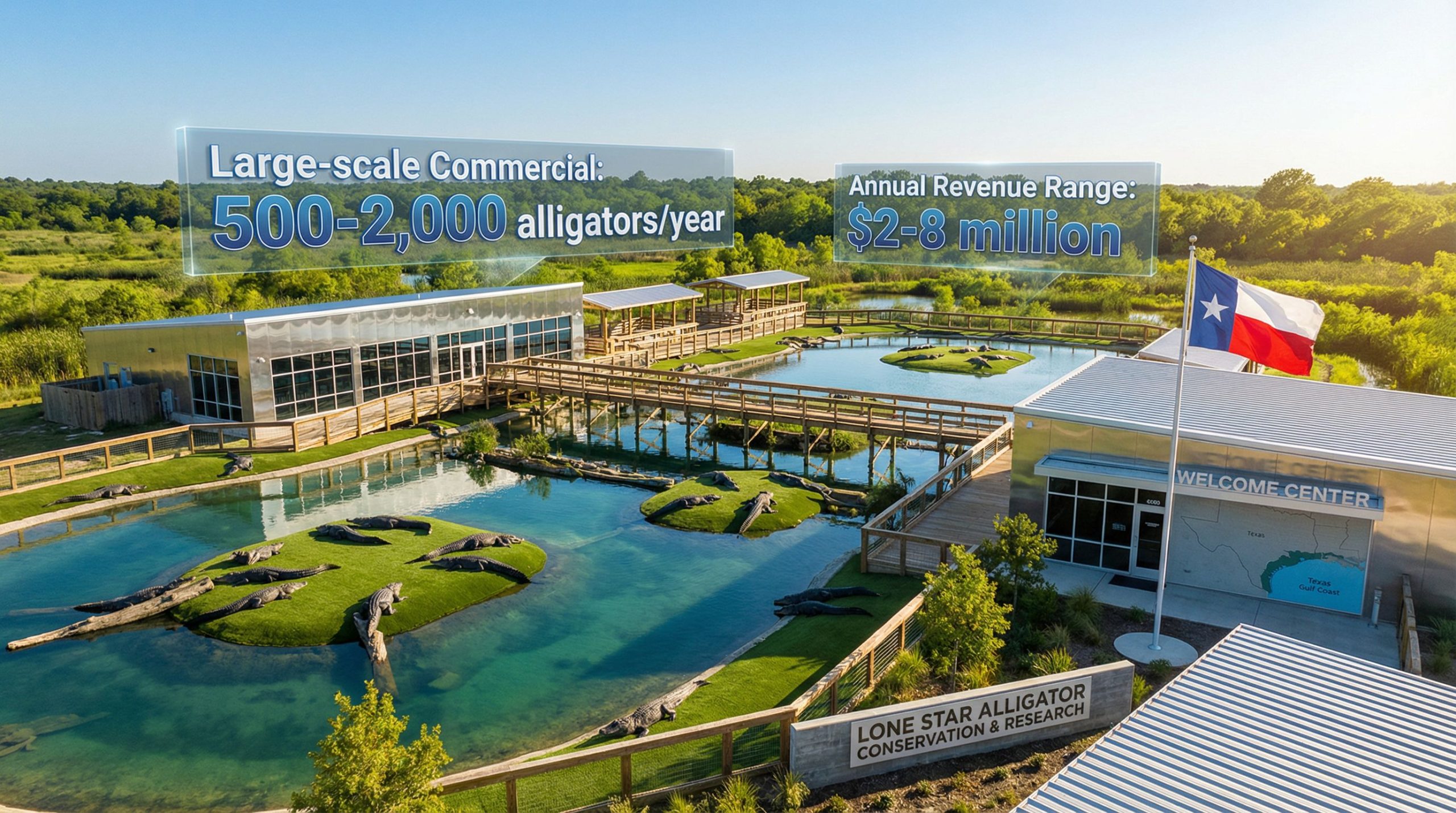 Texas Gator Facility: Wildlife Conservation & Education