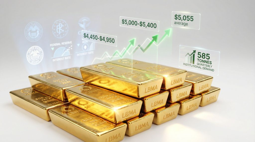 Gold Prices Forecast 2026: Target $4,900 Per Ounce