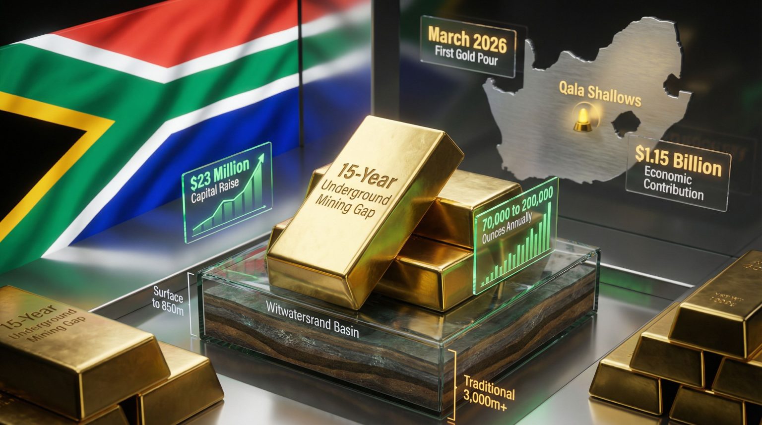 South Africa West Wits Qala Gold Mine Opens 2026