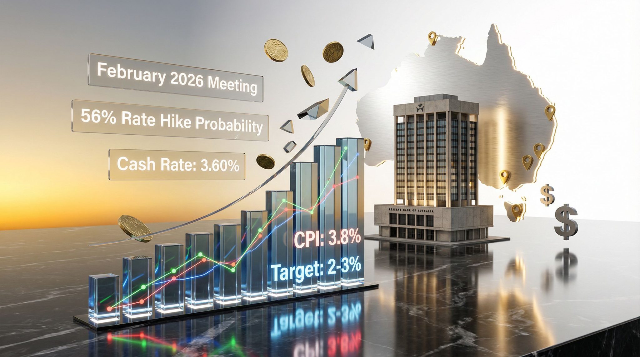 RBA Rate Hike Locked In as CPI Hits 3.8% - Feb 2026