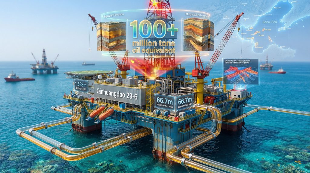 CNOOC Bohai Sea Oil Discovery: 100M Tons Found