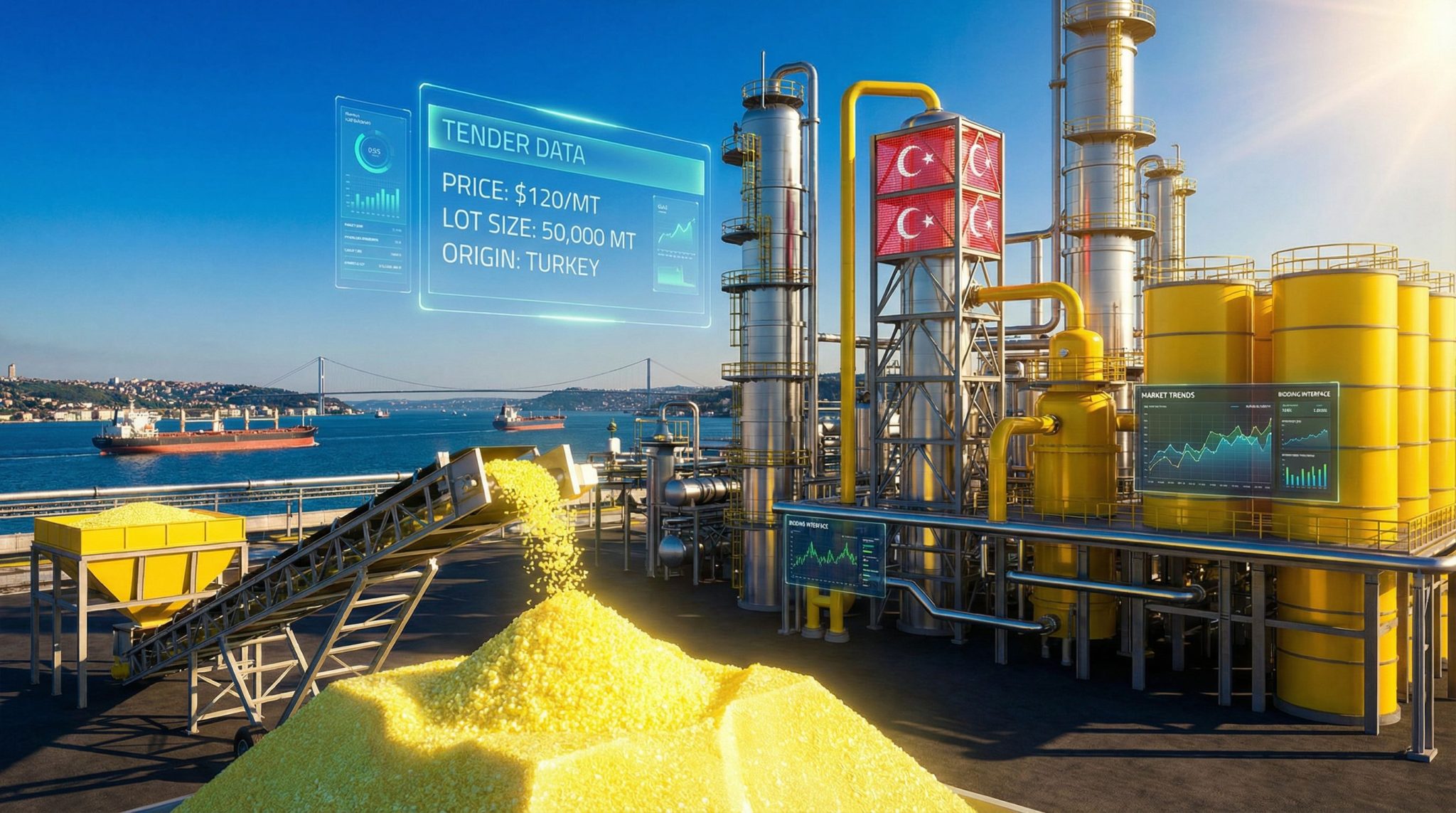 Turkey's TUPRAS Sulphur E-Tender February Loading