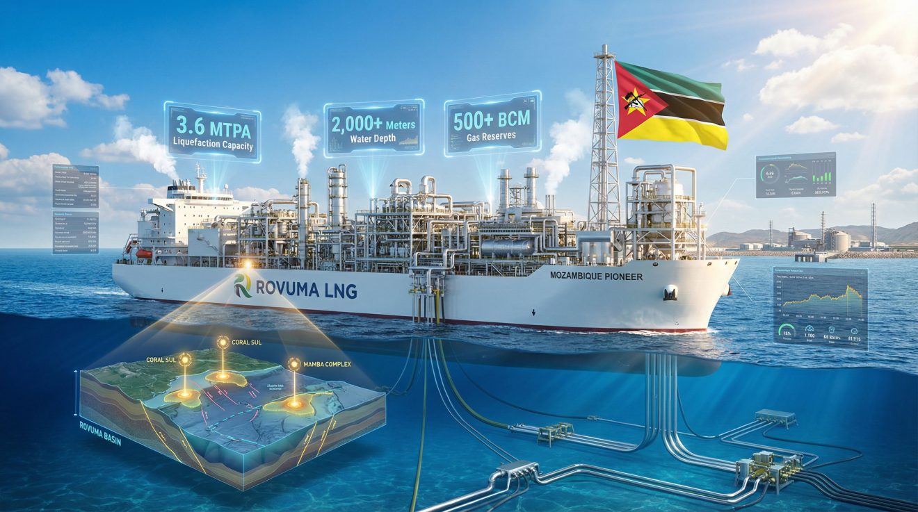 Coral North FLNG Mozambique: Deep-Water Gas Revolution