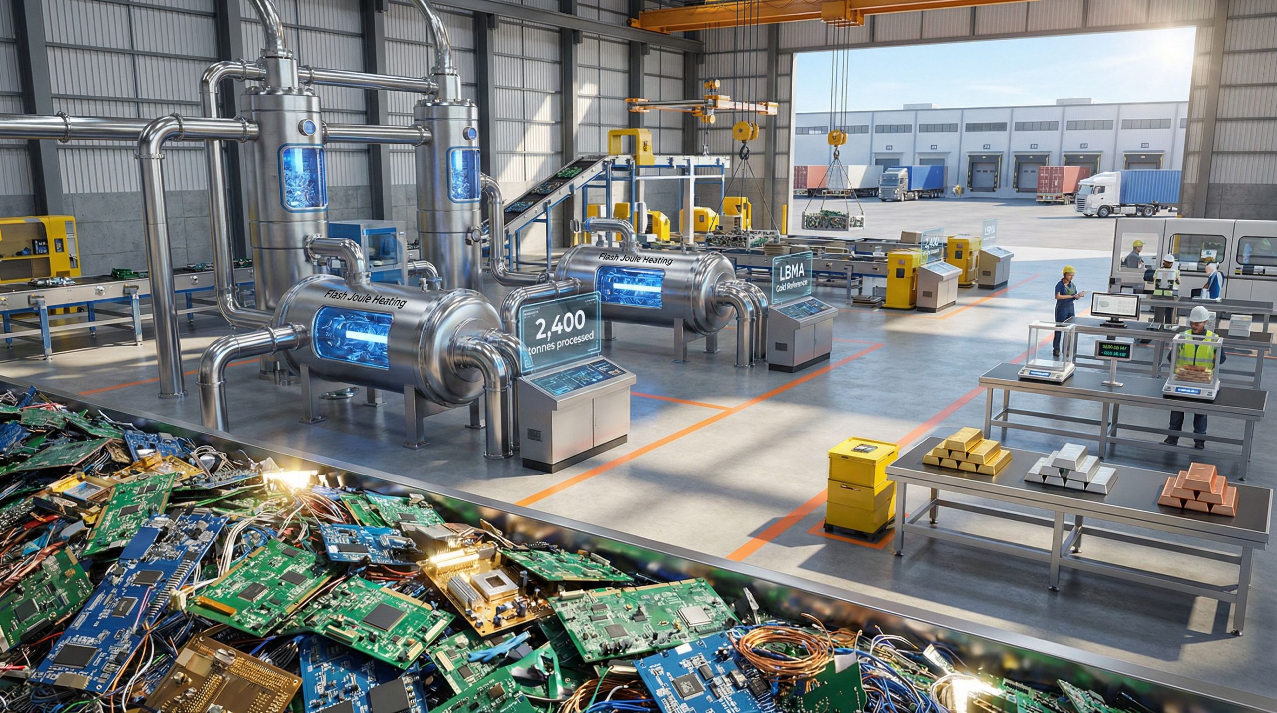 Metallium Glencore E-Scrap Deal: Flash Joule Tech Boost