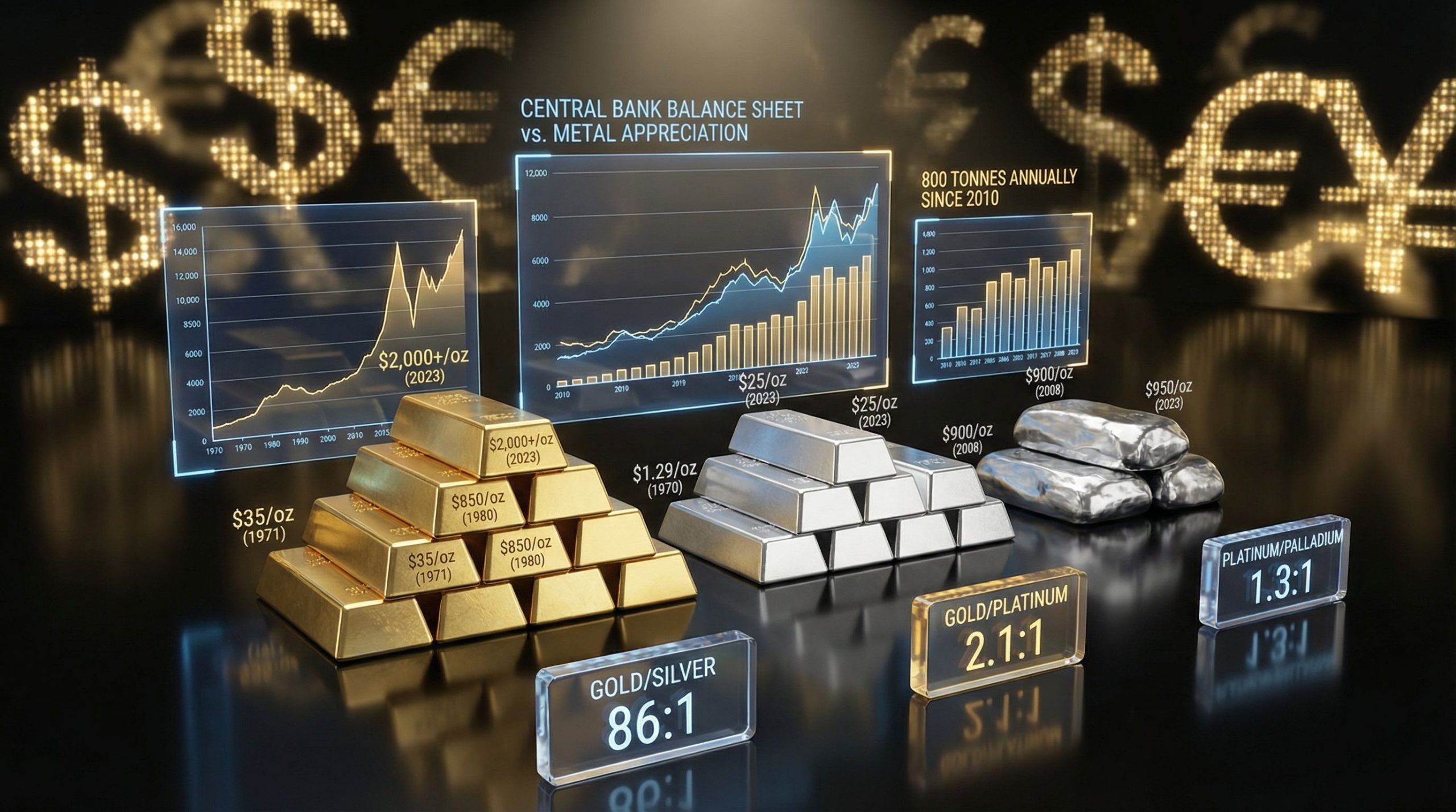 History of Precious Metal Prices & Economic Cycles