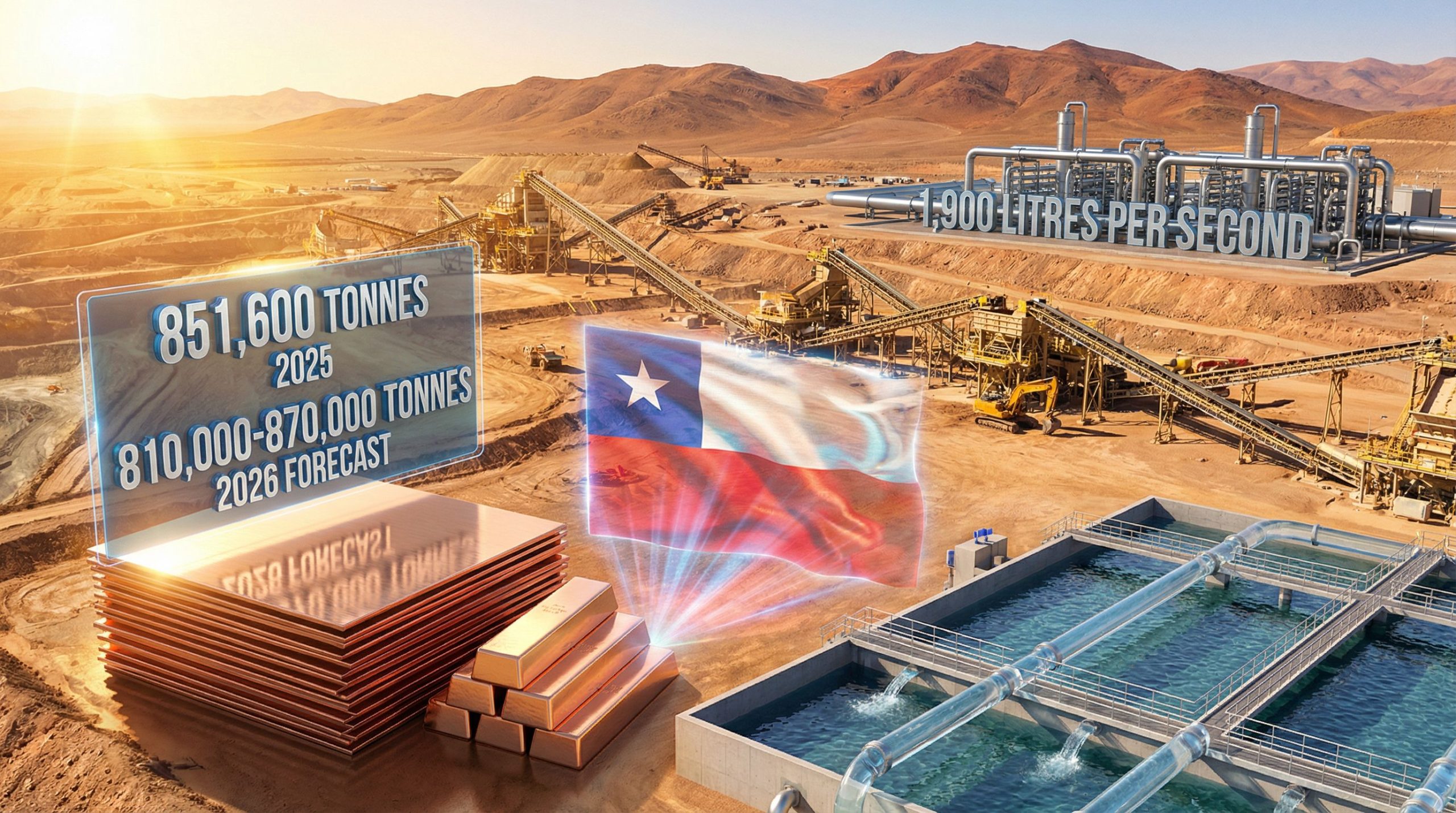 Glencore Copper Falls 11% on Water Limits at Collahuasi
