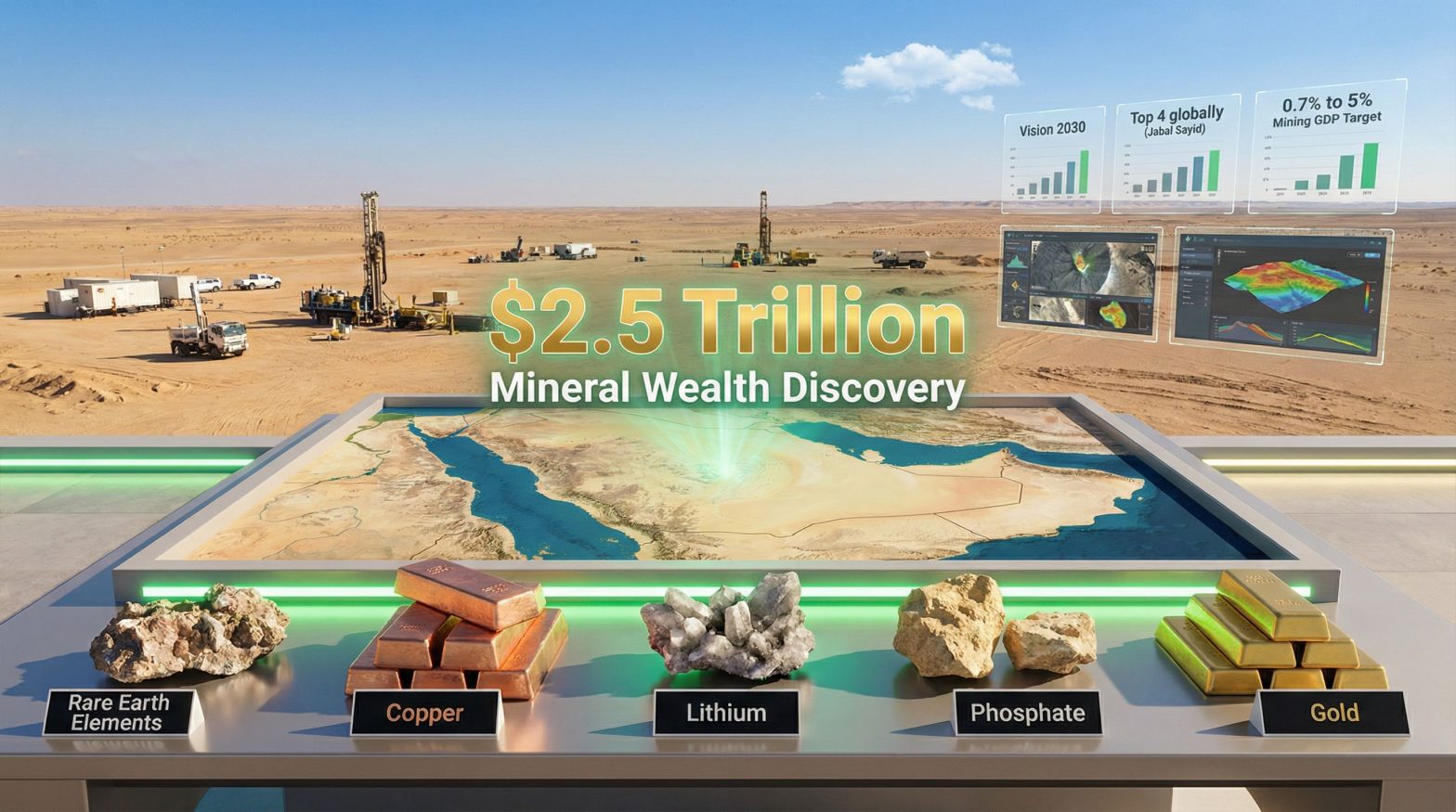 Saudi Arabia's $2.5 Trillion Mineral Wealth Discovery