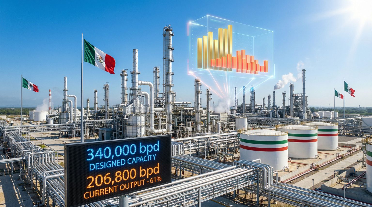 Dos Bocas Refinery Capacity Issues: Mexico Performance Gap