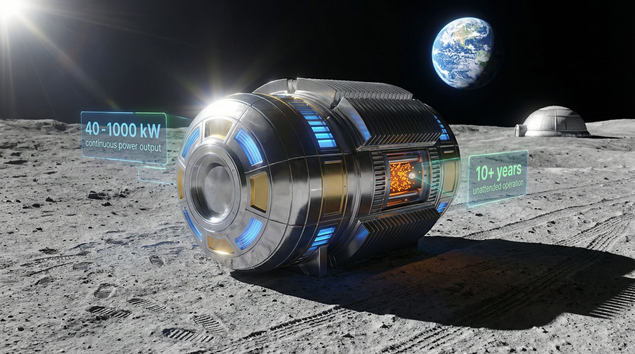 Nano Nuclear Lunar Power: Space Economy Revolution