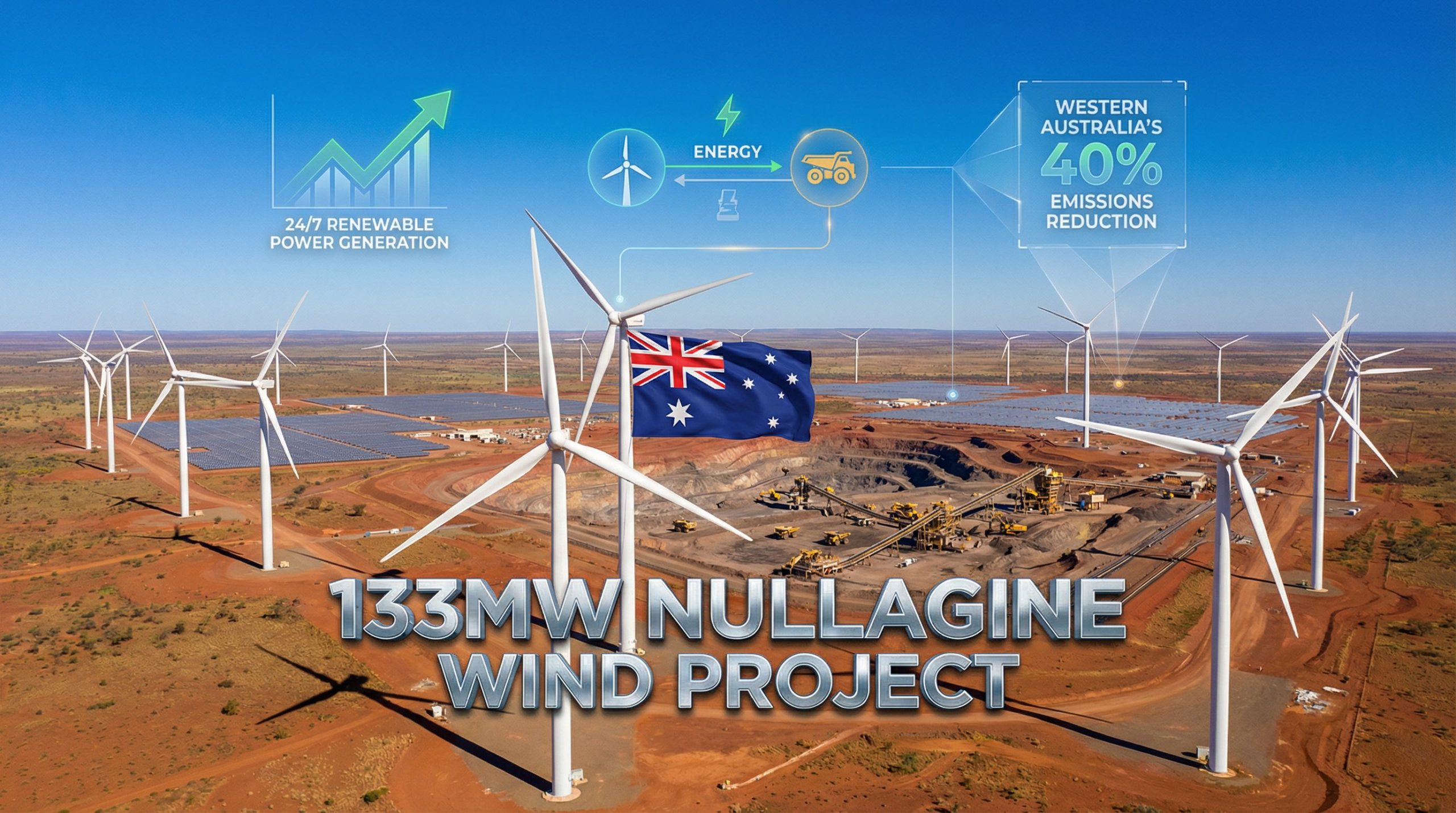 Fortescue Pilbara Wind Farm Powers Mining Decarbonisation