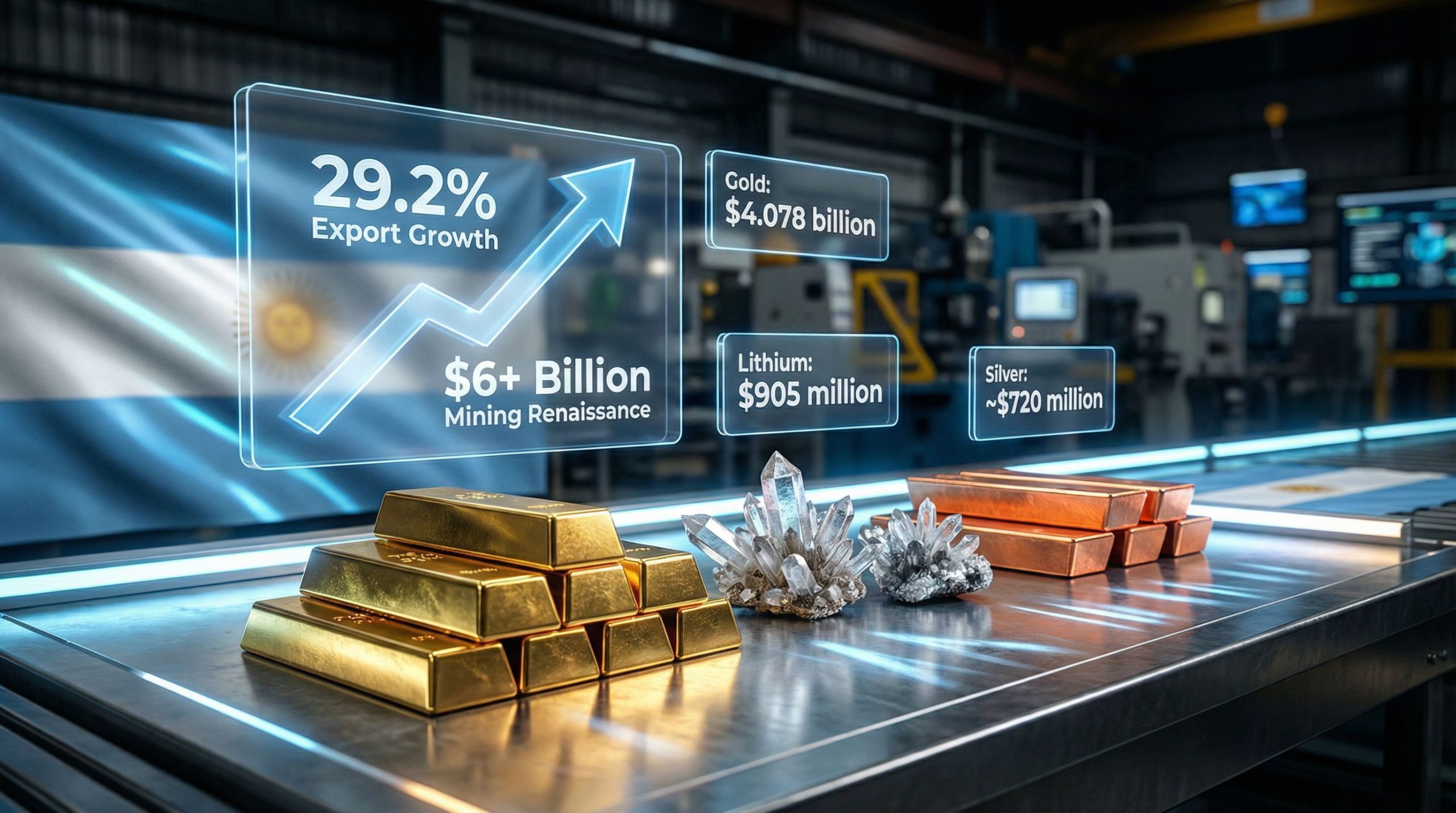 Argentina Mining Export Boom Reaches $6B Record 2025