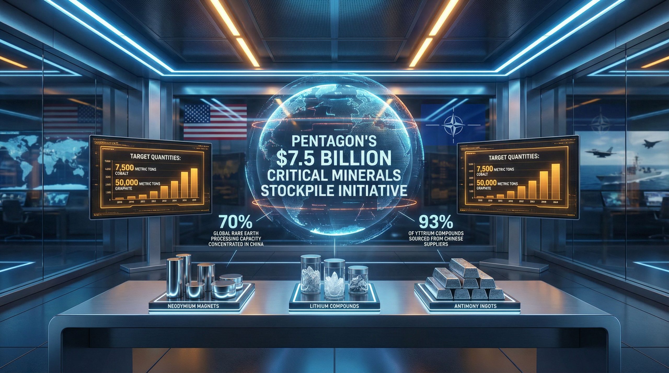 Military Demand for Critical Minerals Rises Globally