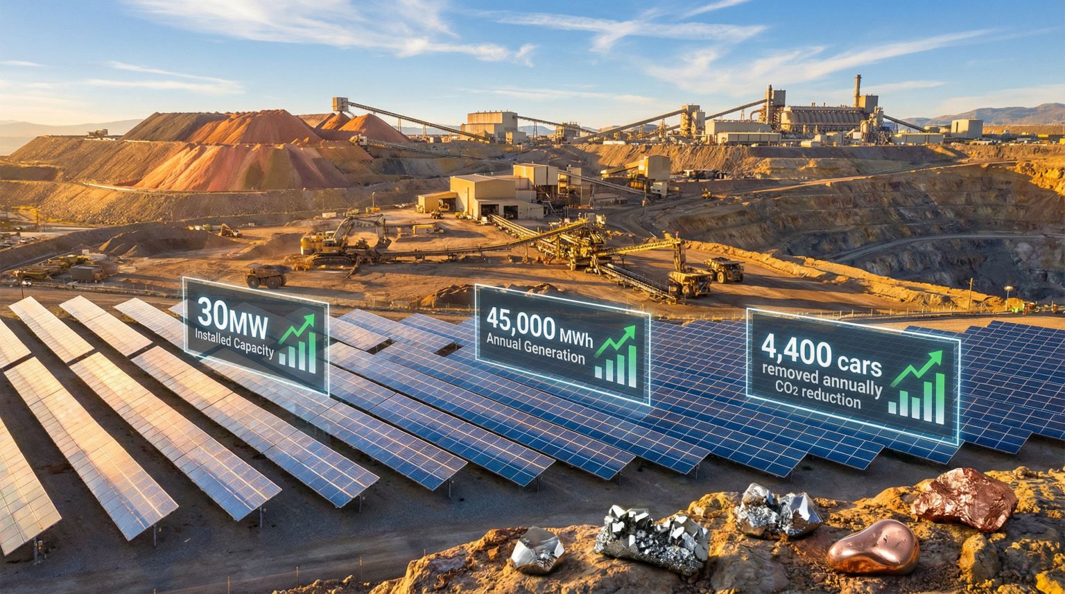 Rio Tinto Zero-Waste Solar Array: Mining Green Energy