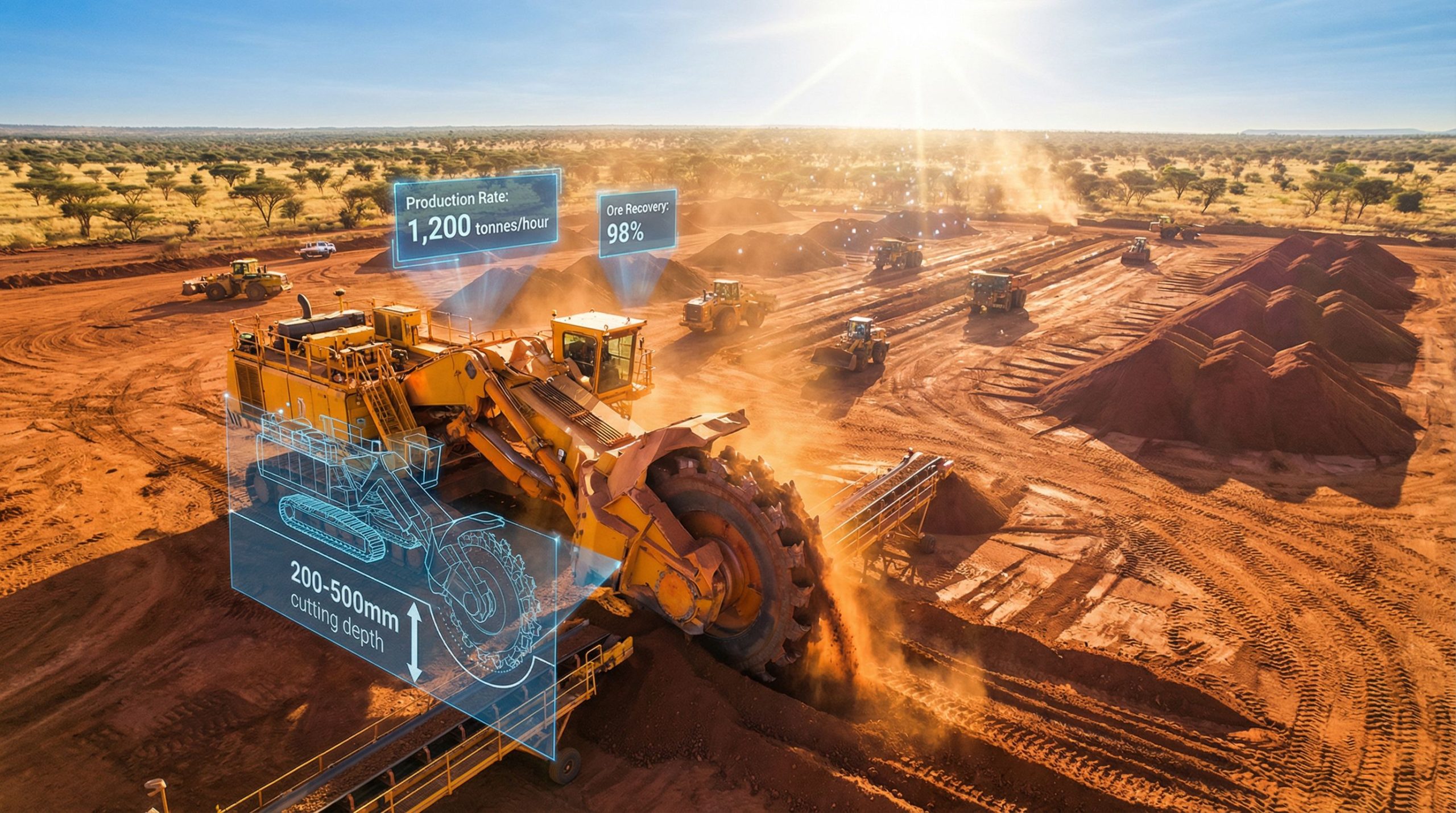Minim Martap Surface Miner Cameroon: Bauxite Mining Tech