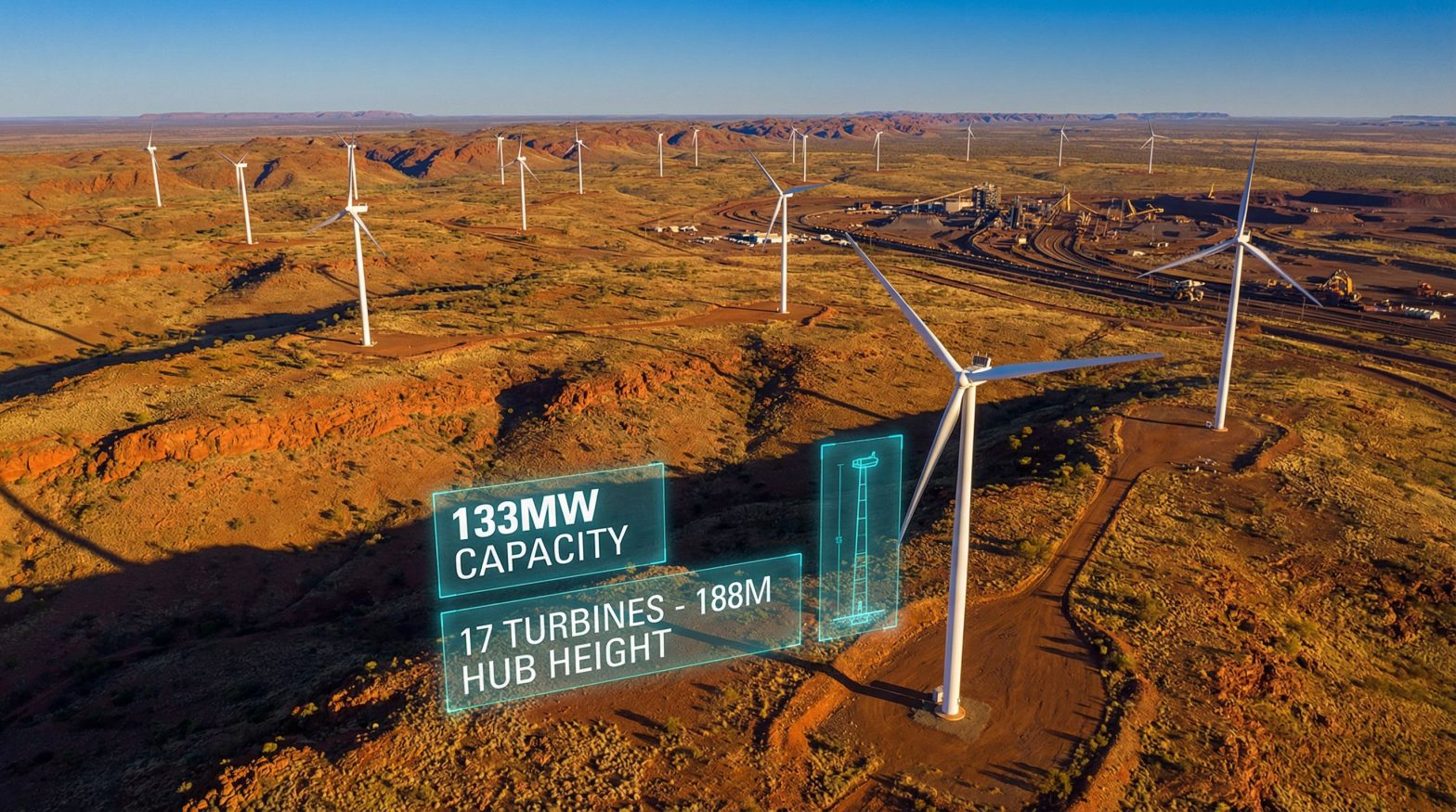 Fortescue's Pilbara Wind Project: 133MW Mining Power