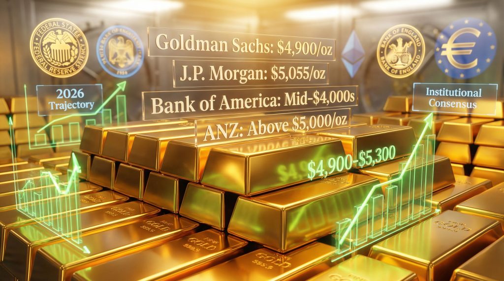 Gold Price Predictions 2026: Banks Target $5,000 Per Ounce