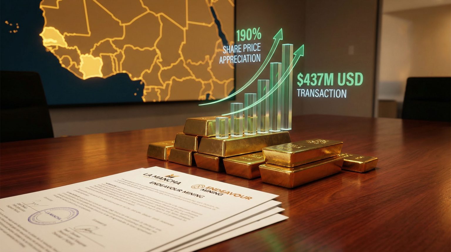 La Mancha Sells 3.5% Stake in Endeavour Mining for $437M