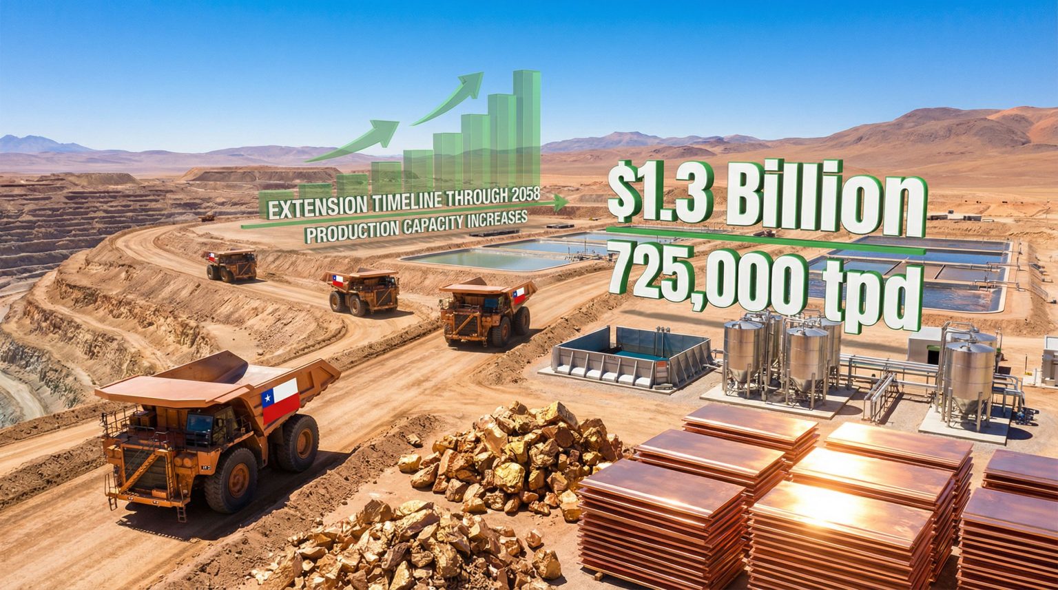 Codelco Radomiro Tomic Mine Extension $1.3B Investment
