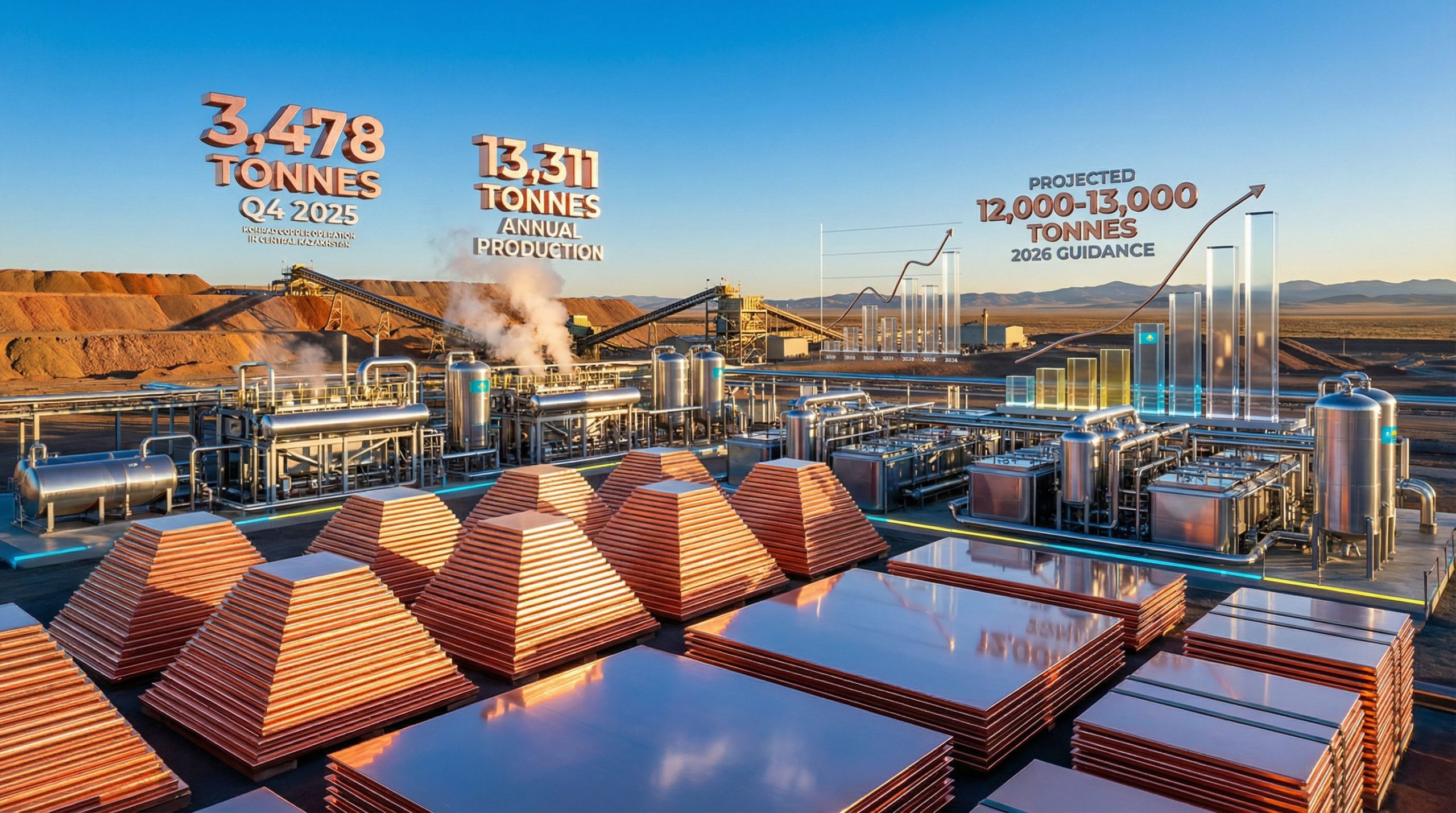 Central Asia Metals Kounrad Q4 Production Results