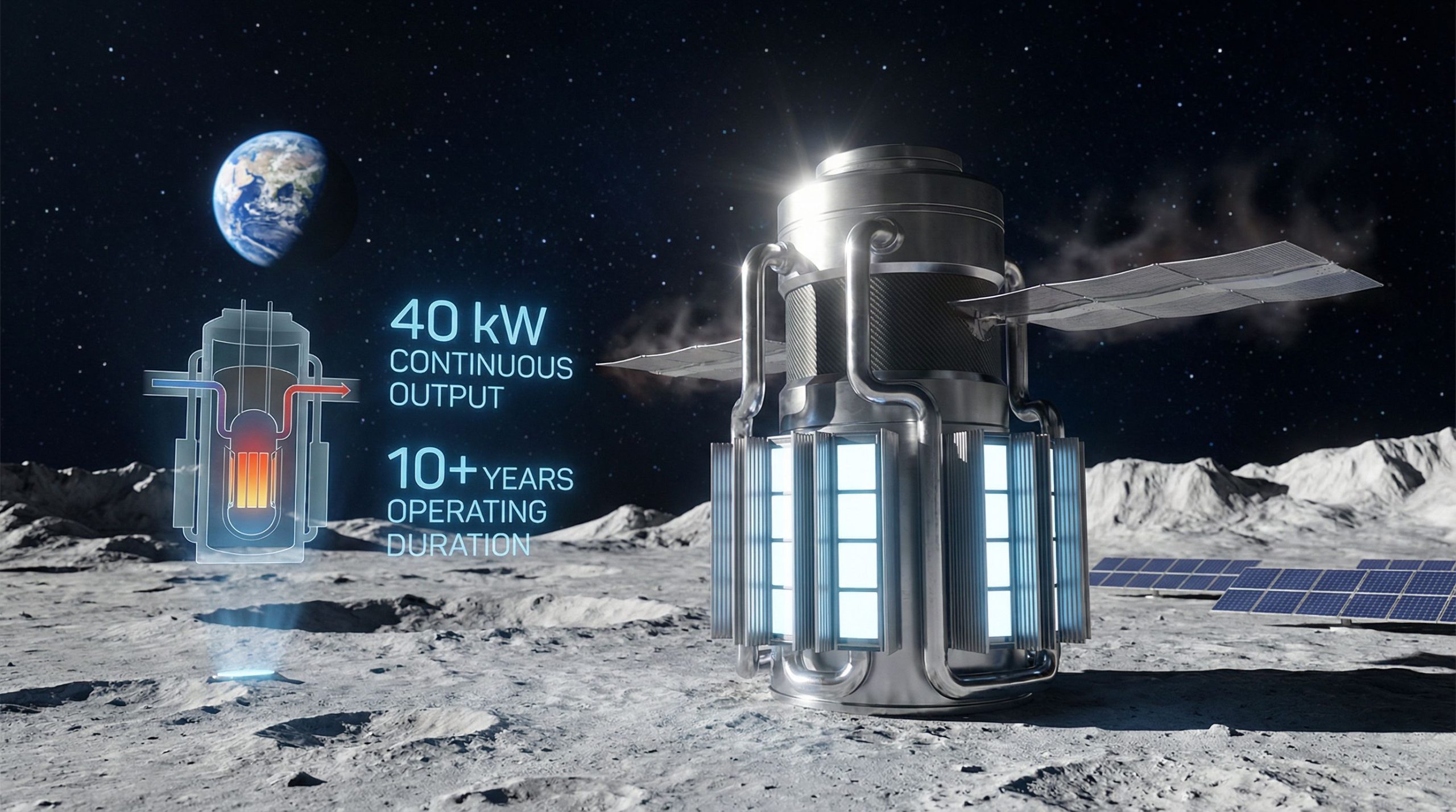Lunar Surface Reactor Power Systems for Moon Bases