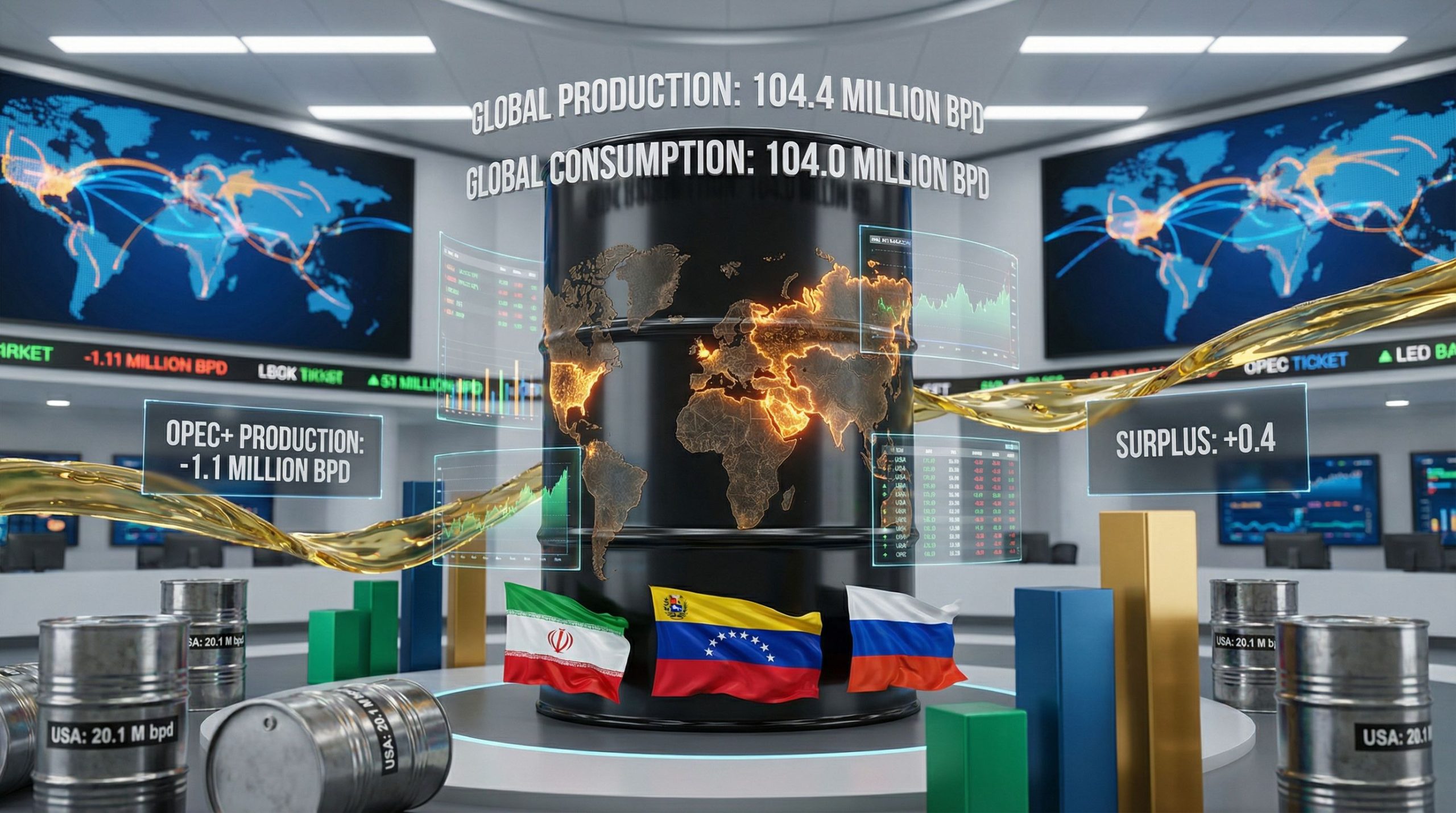 Oil Surplus Meets Geopolitical Risks in 2026 Markets