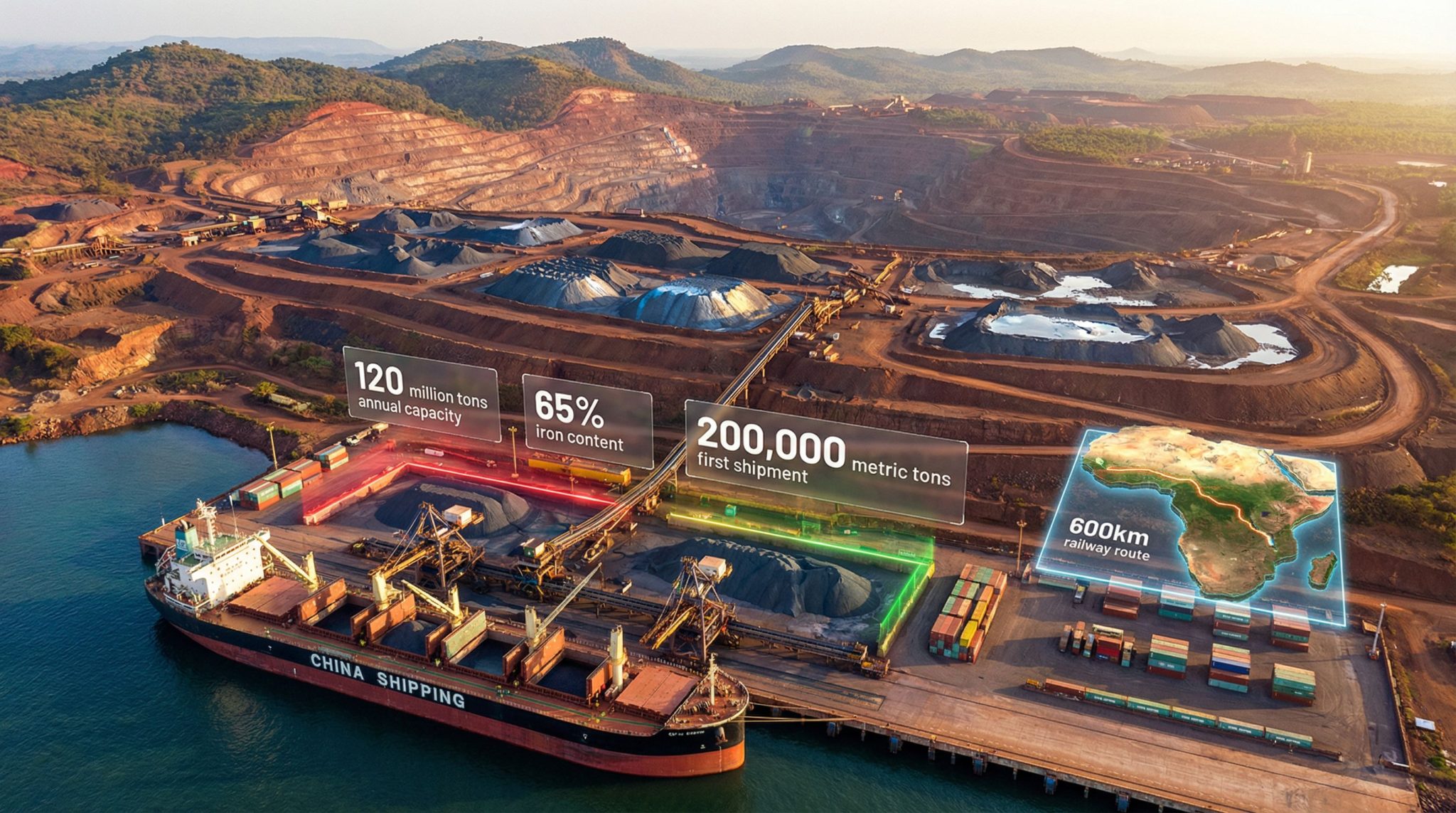 China Receives First Simandou Iron Ore Shipment