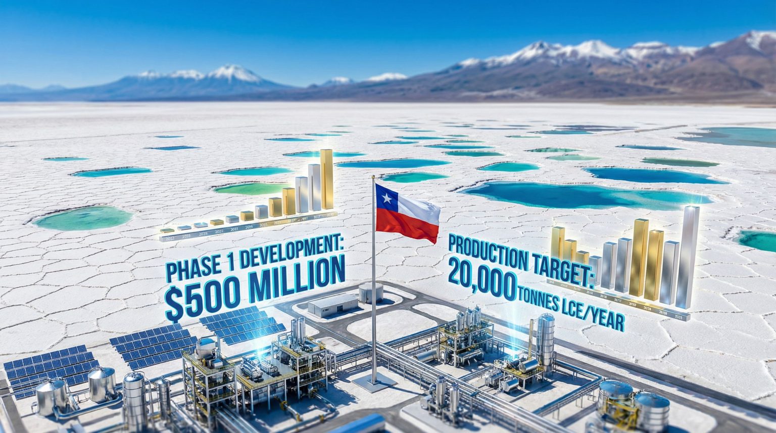 Lithium Operation Contract Maricunga Salt Flat Chile