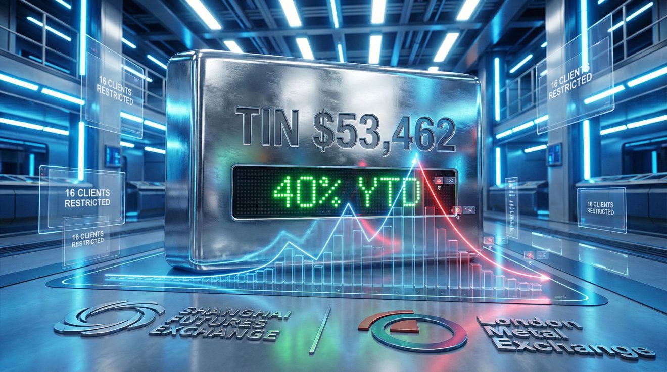 Tin Price Rally Crashes After Shanghai Exchange Action