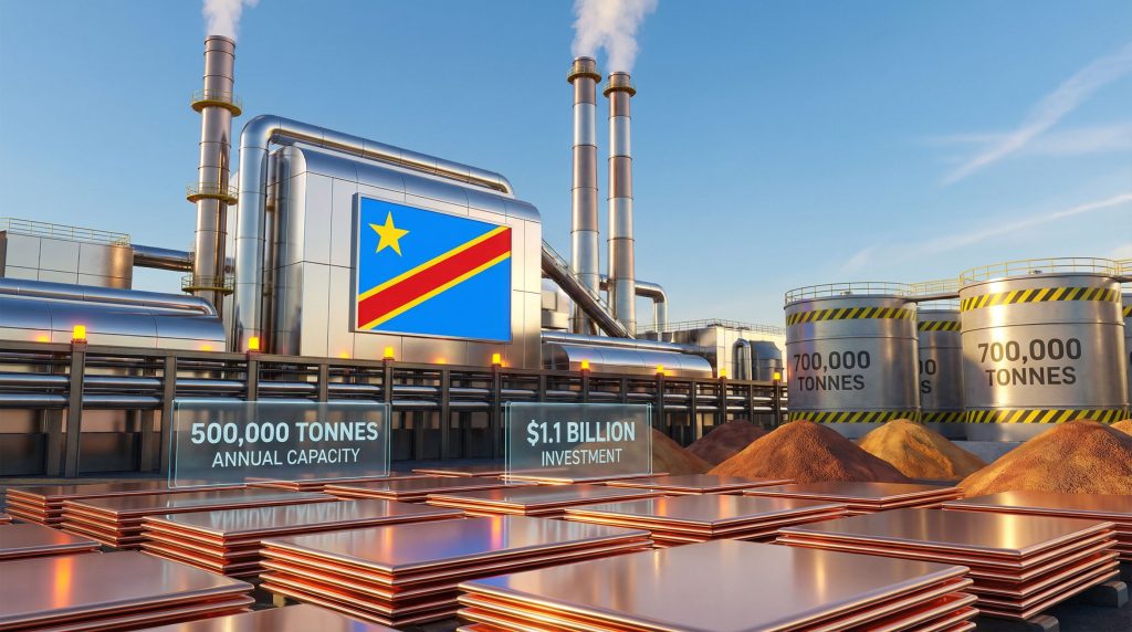 Ivanhoe Copper Anode Production DRC Smelter Operations