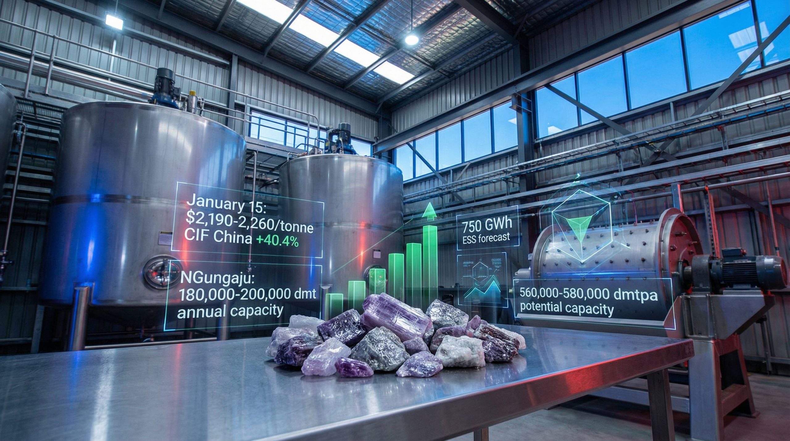 NGungaju Spodumene Plant Restart Economics & Timing