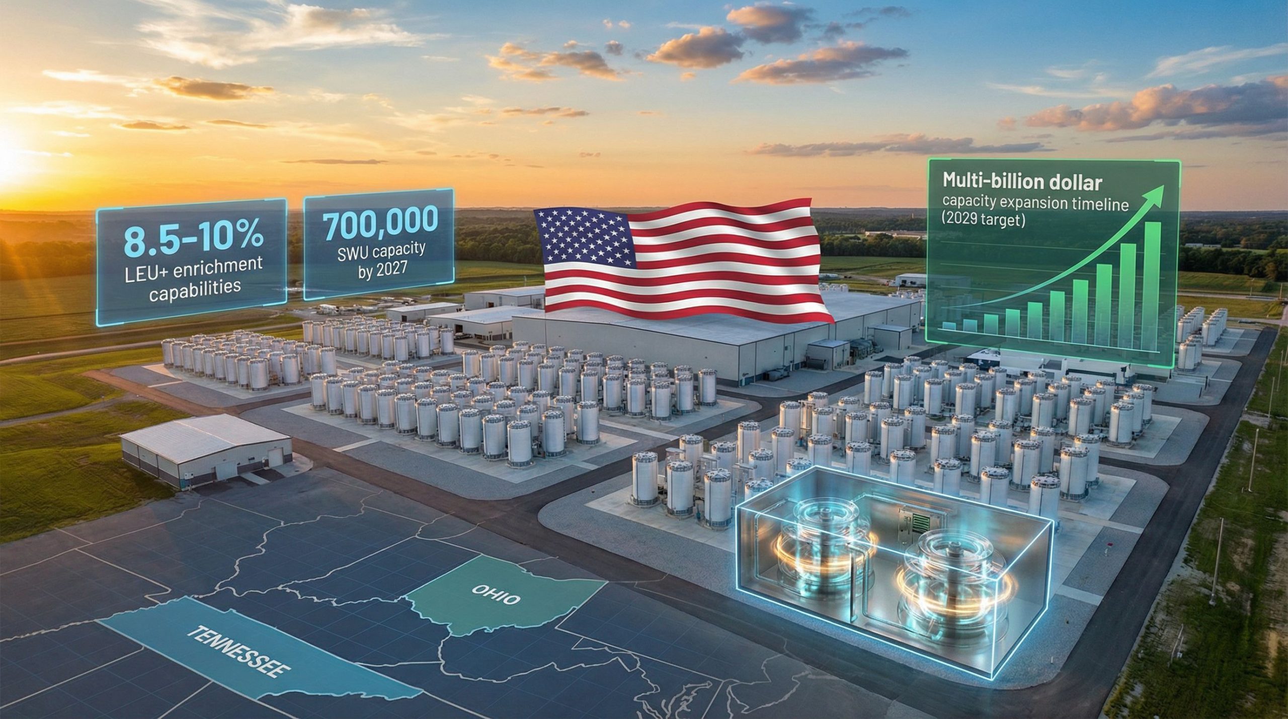 US Domestic Uranium Enrichment Expansion Plans 2026