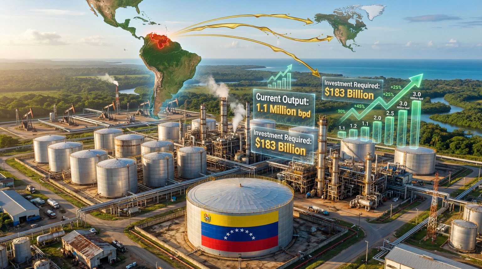Venezuela's Oil Revival: $183B Investment Challenge