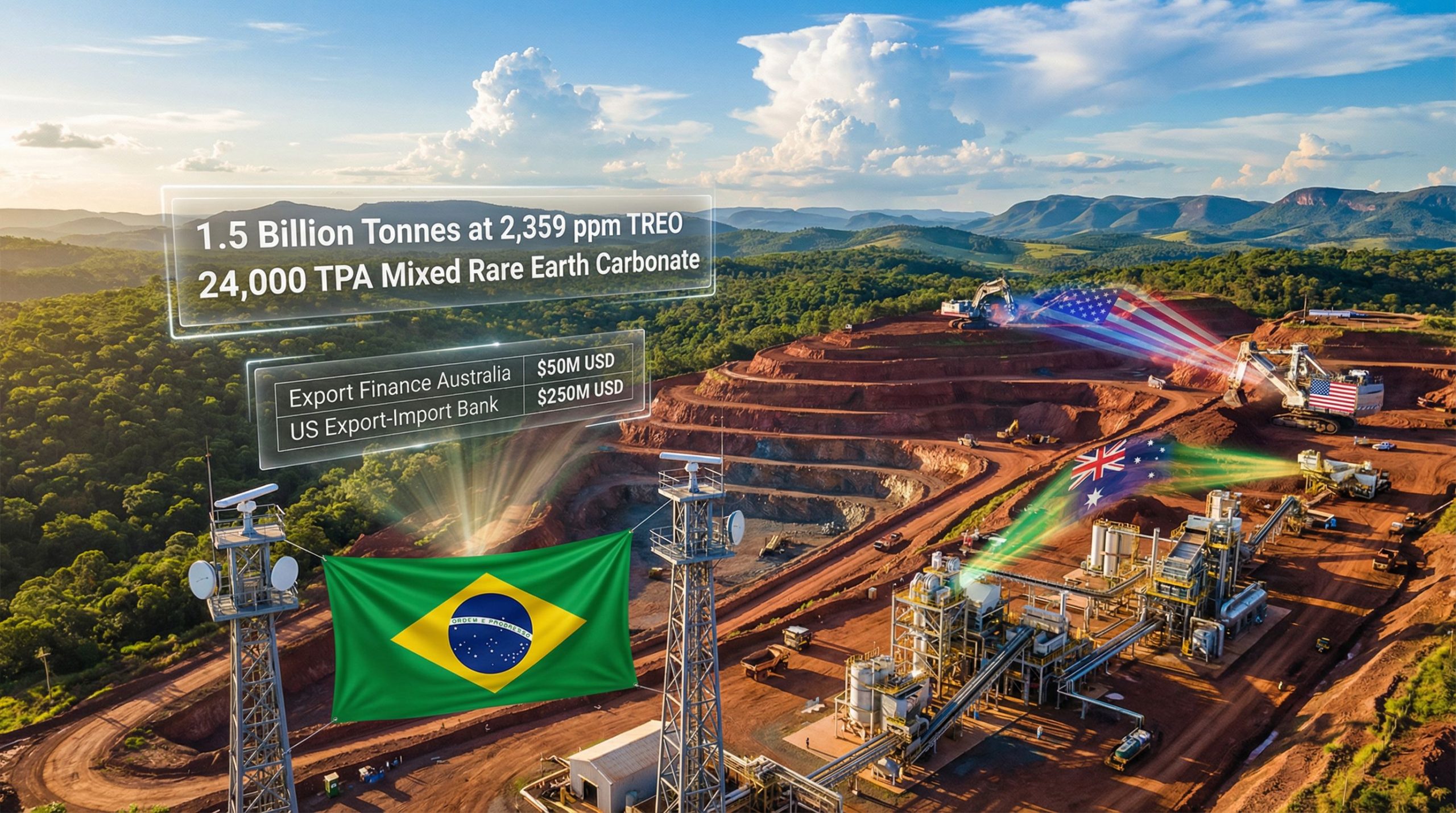 Meteoric Resources Caldeira Project Brazil Rare Earth Mine