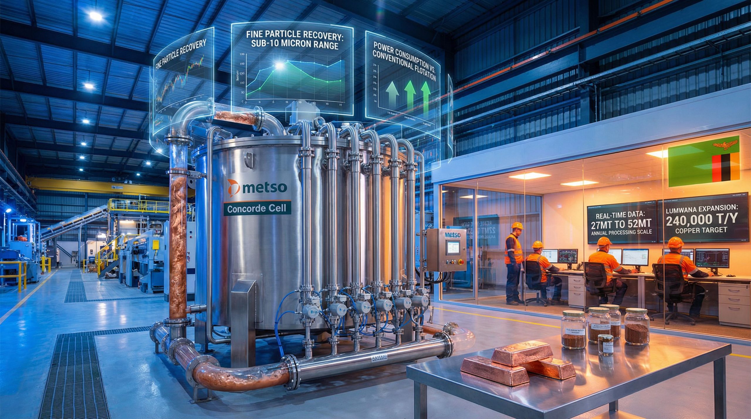 Metso Concorde Cell: Advanced Pneumatic Flotation Tech
