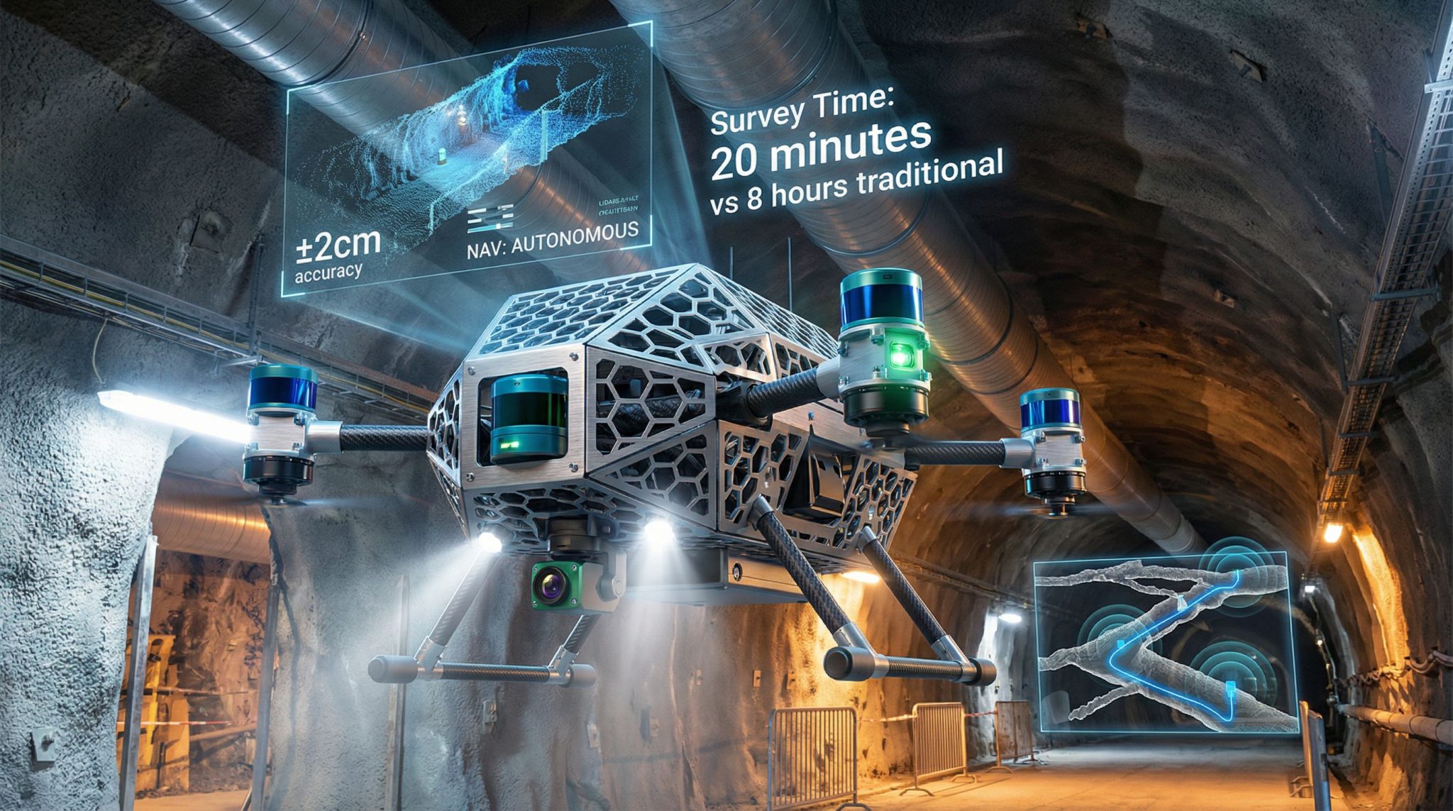 Drones in Underground Mining: Safety & Efficiency Solutions