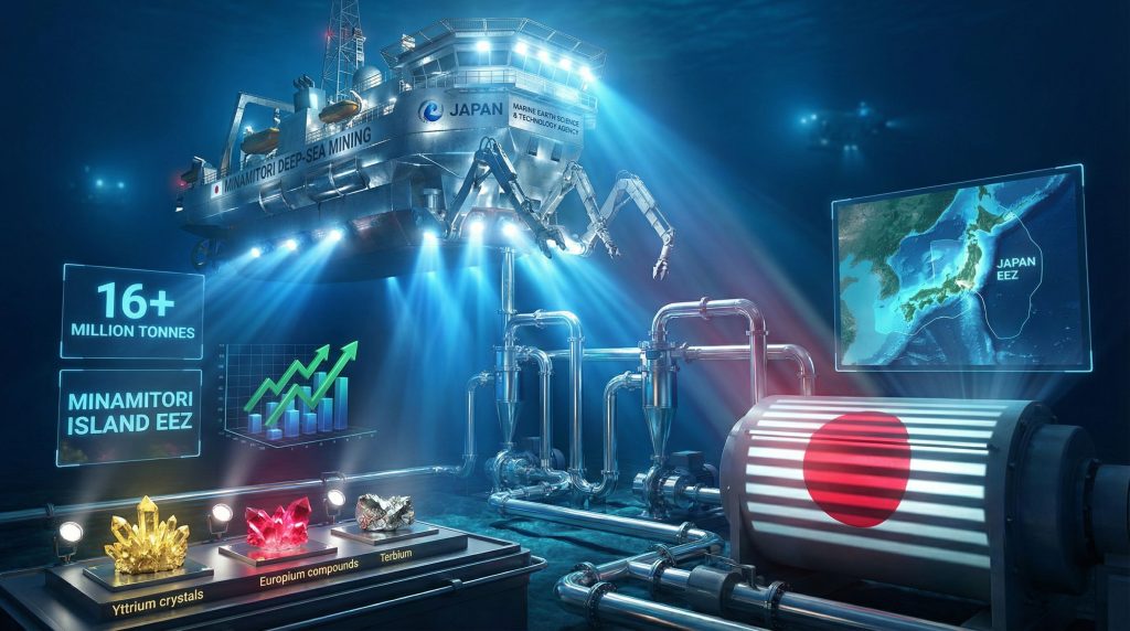 Japan Deep-Sea Rare Earth Mining Project Breakthrough
