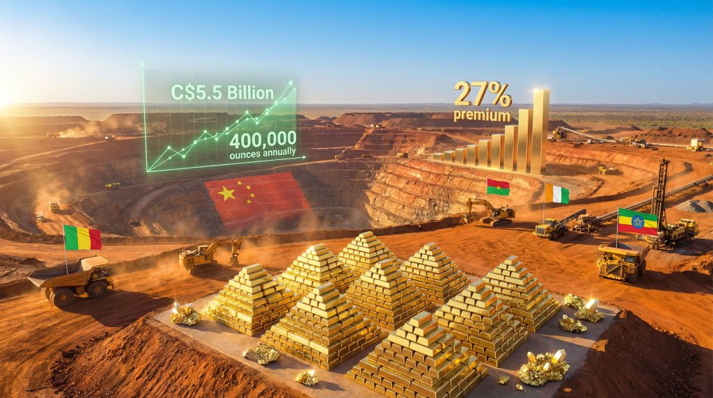 Zijin Gold Acquires Allied Gold in C$5.5B Cash Deal