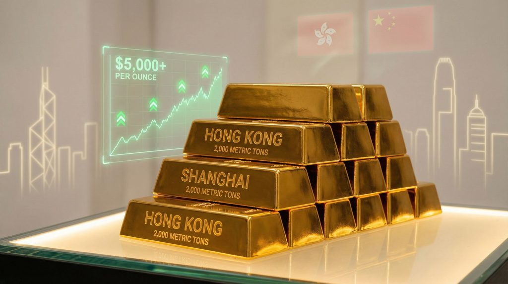 Hong Kong Shanghai Gold Hub Partnership Trading Launch