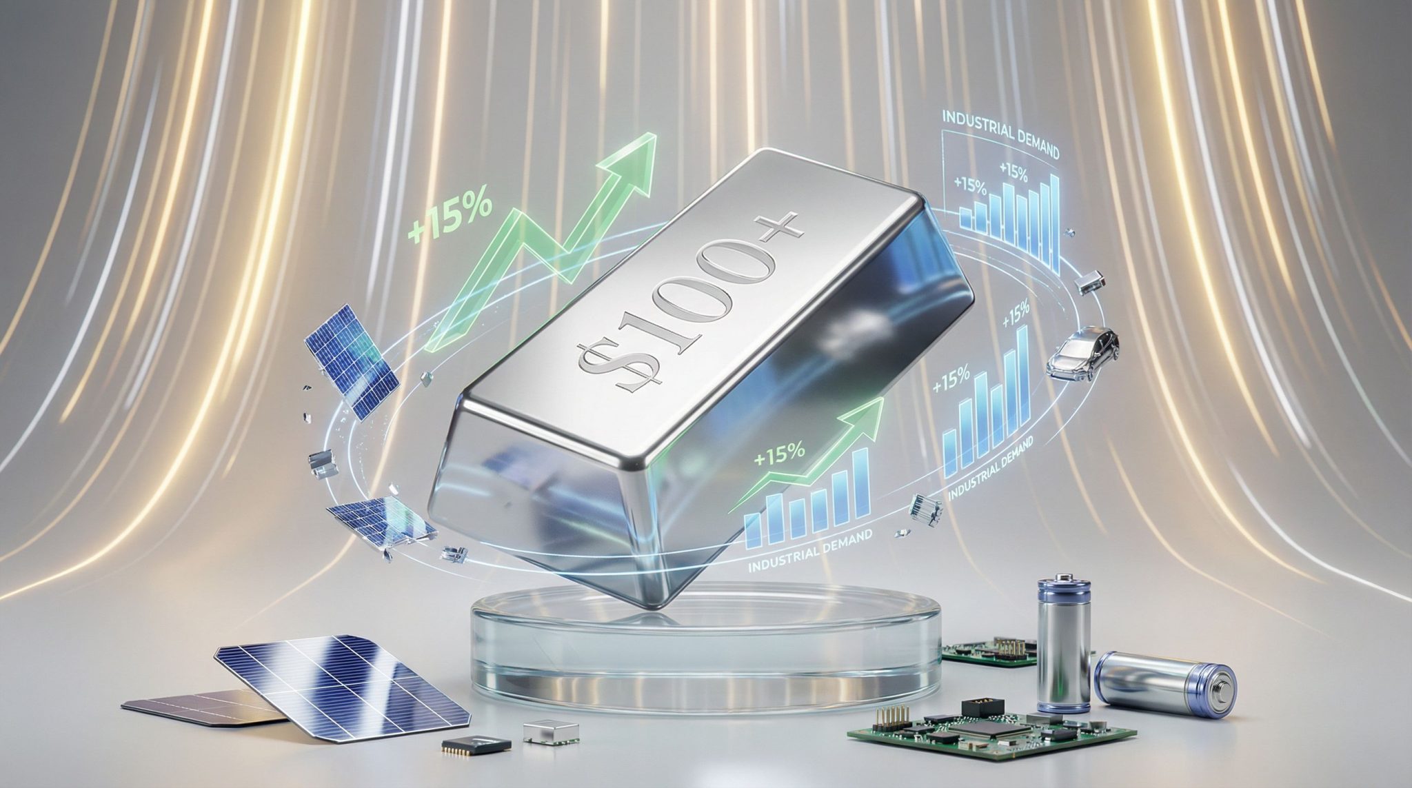 Silver Hits New Record Above $100 Per Ounce