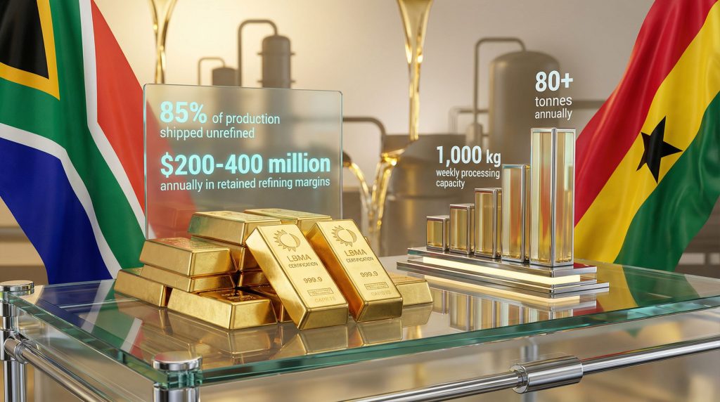 Rand Refinery Ghana Partnership Transforms Gold Processing
