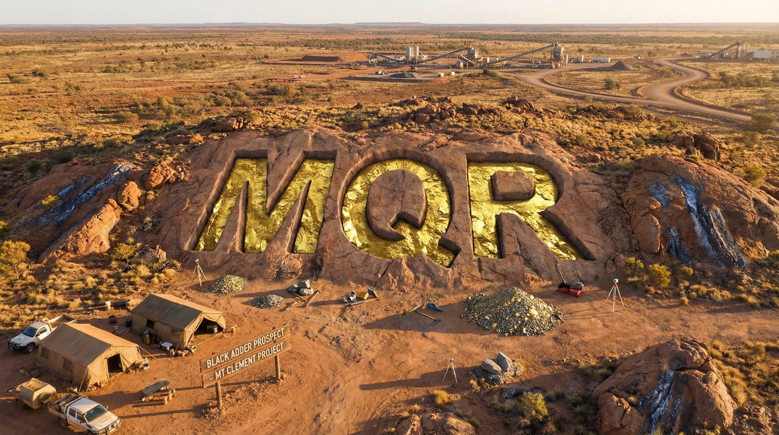 MQR Strikes High-Grade Gold at Mt Clement Black Adder