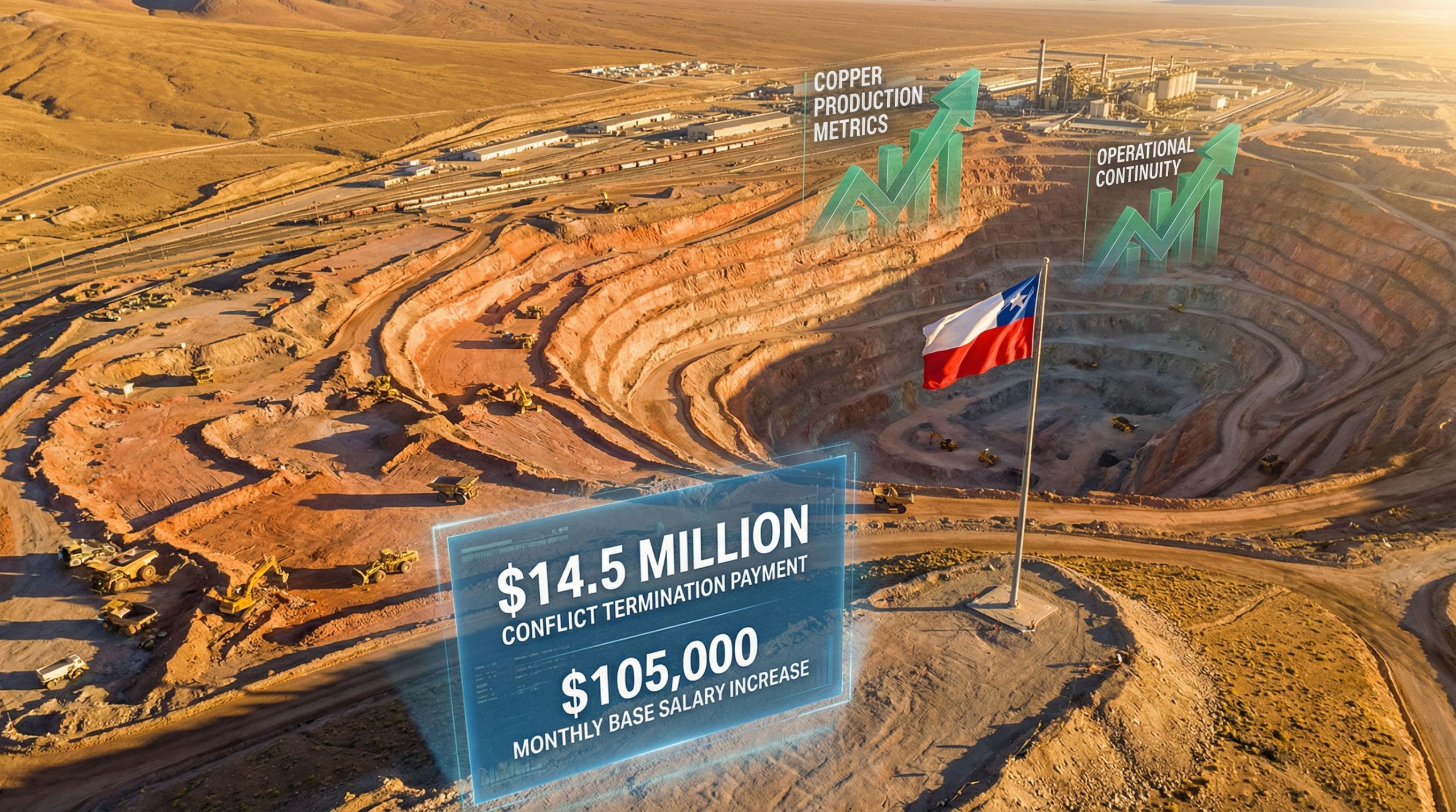Finning Strike Resolution Antofagasta Chile Mining