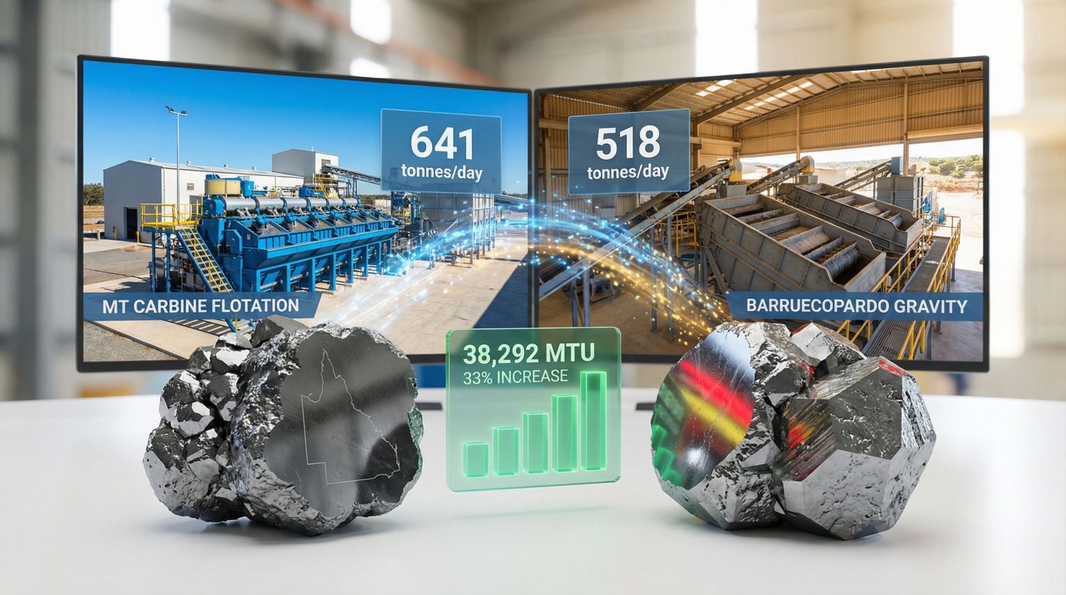EQ Resources Tungsten Production Surges 33% in Q4
