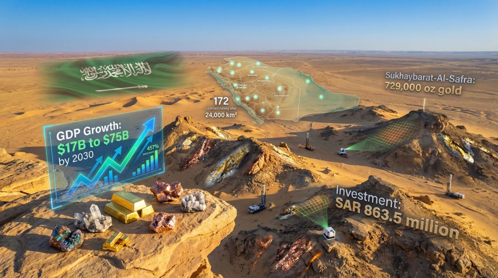 Saudi Arabia Mineral Exploration Drive Reshapes Mining