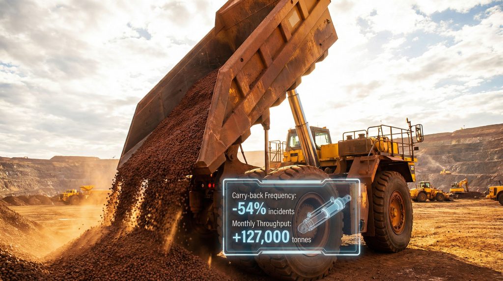 BHP WAIO Hoist Cylinders Boost Mining Productivity