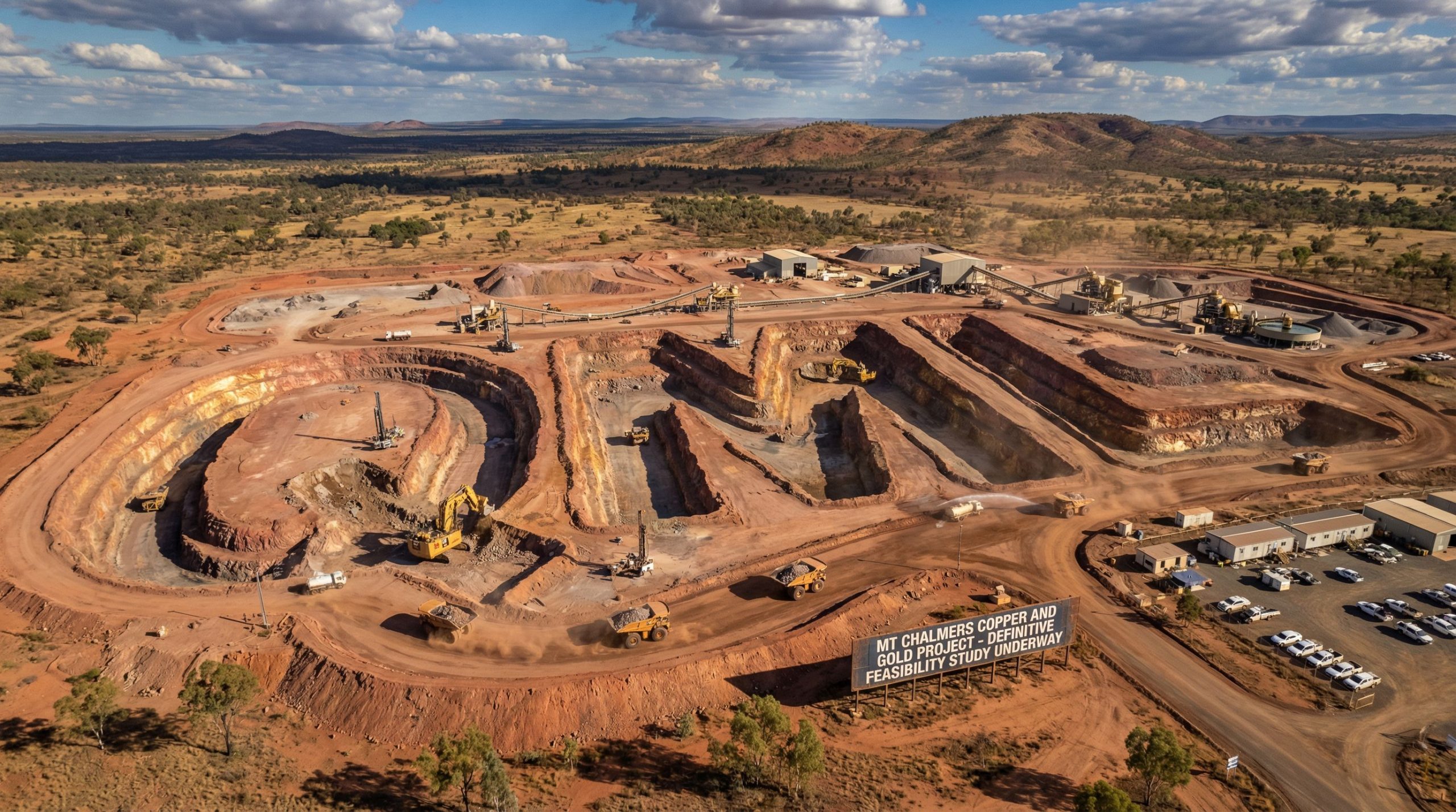 QMines DFS Launch Mt Chalmers Copper Gold Production
