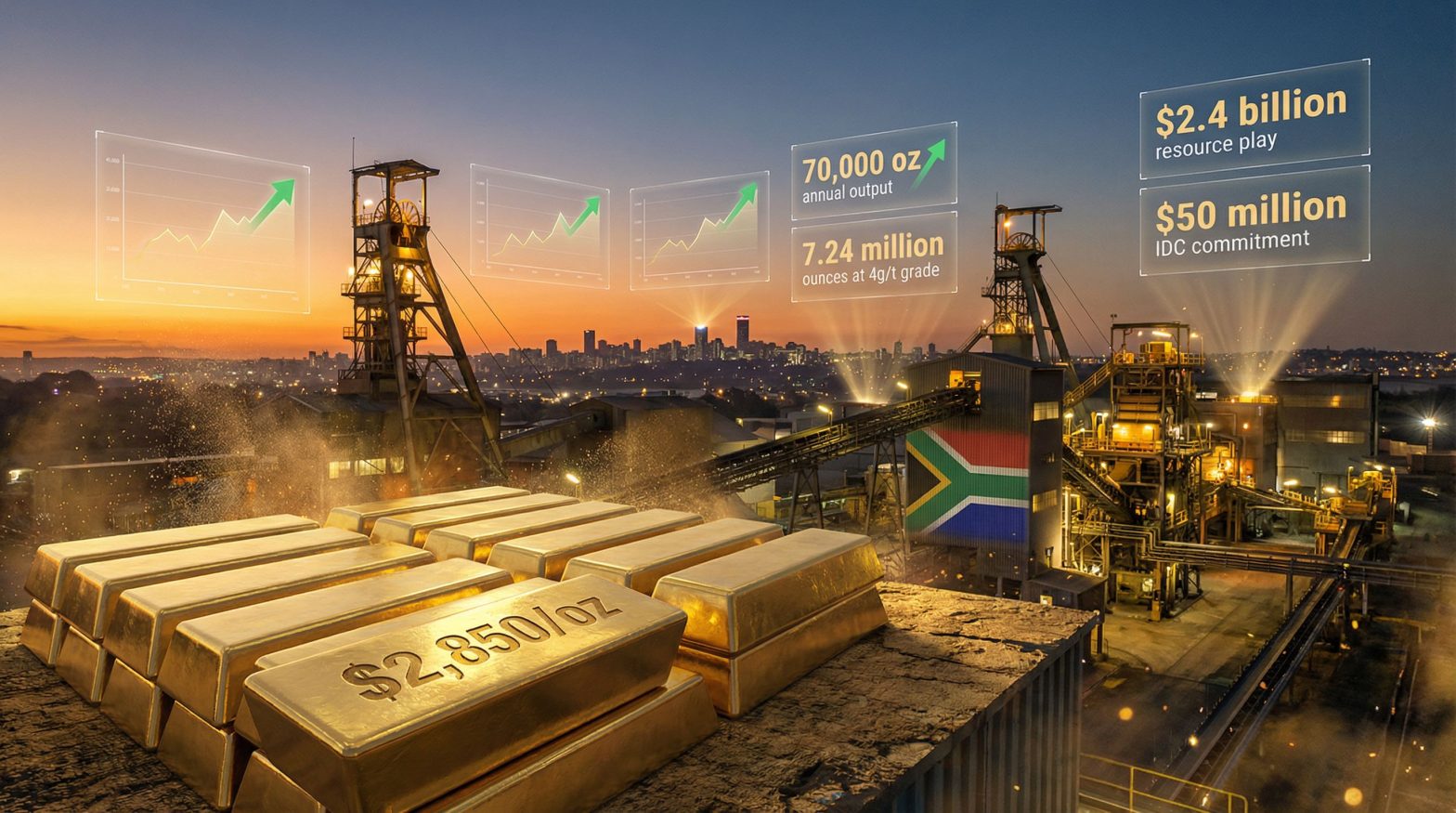 Joburg's Gold Revival: $4,700 Gold Sparks Mining Boom